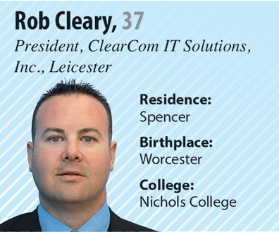 Rob Cleary Recognized as WBJs 40 Under 40 - ClearCom IT Solutions, Inc.