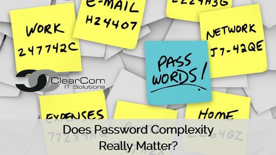 Does Password Complexity Really Matter? Does Password Complexity Really Matter?